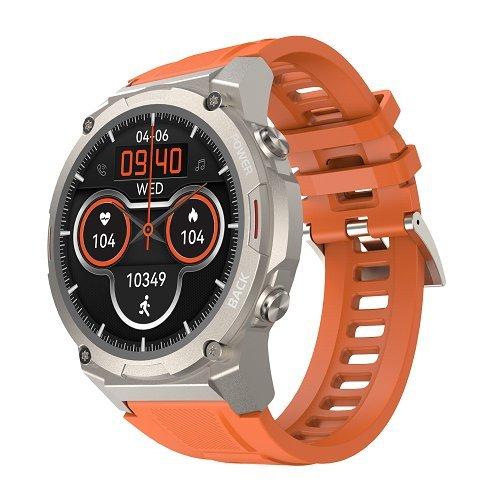 HiFuture FutureGo Mix2 Smartwatch, 1.43", Orange - eXtra Oman